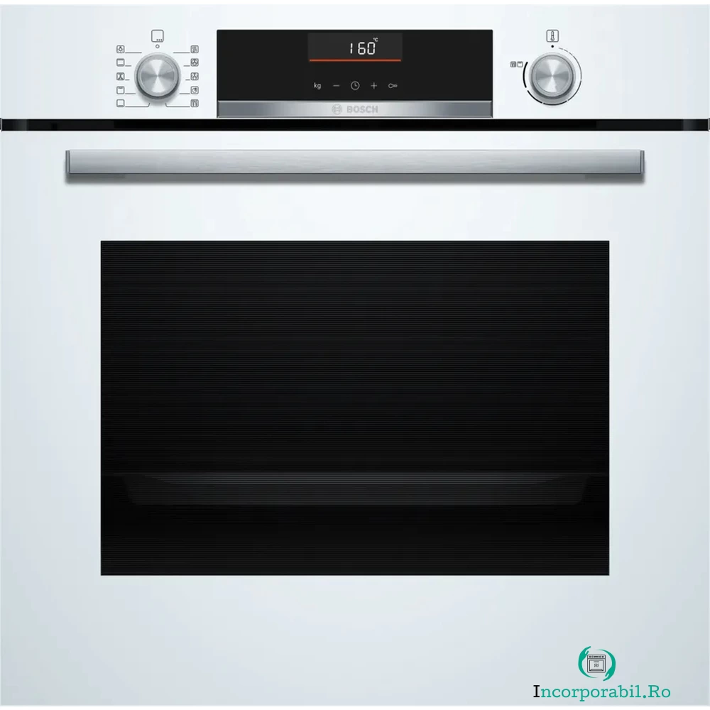 Cuptor incorporabil Bosch HBG536EW3, 71 L, Optiune aburi, Clasa A+, Alb ...
